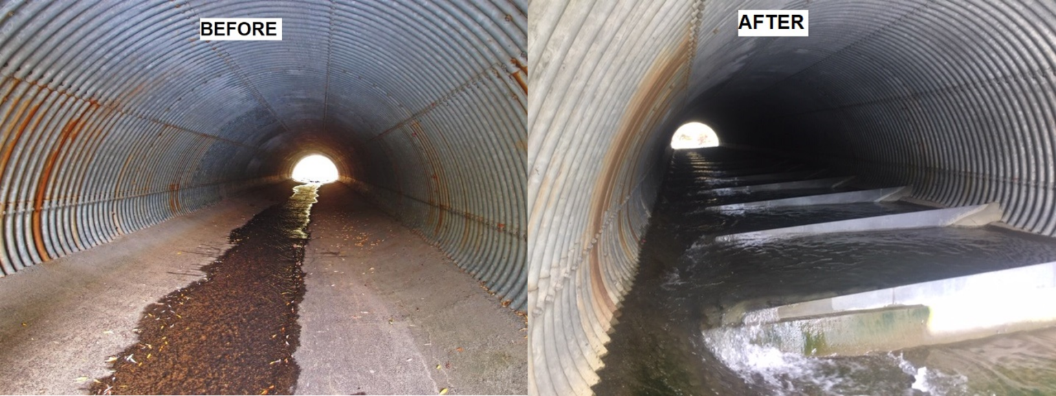 The Idaho Department of Fish and Game Used Culvert Baffles to Expand ...